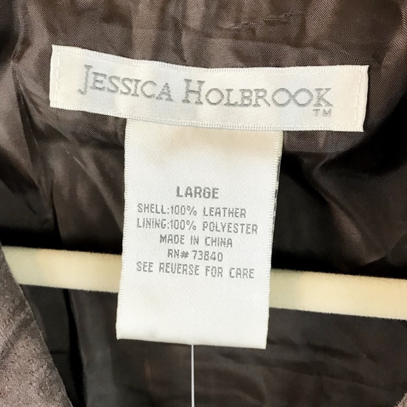 Jessica Holbrook | Jackets & Coats | Jessica Holbrook Suede Leather ...